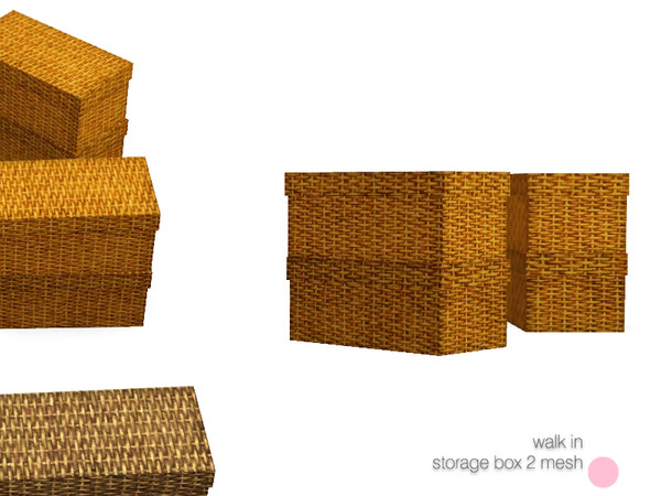 The Sims Resource | Storage Box 2 Mesh