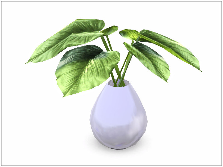 The Sims Resource | Miko Philodendron Vase