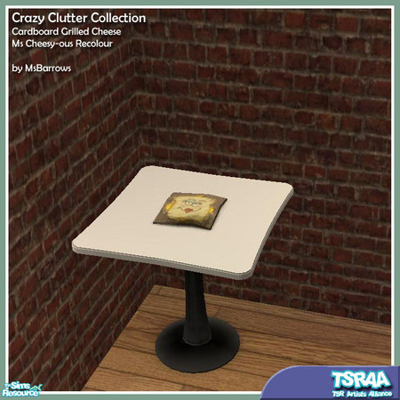 The Sims Resource | Cardboard Grilled Cheese - Ms Cheesy-ous