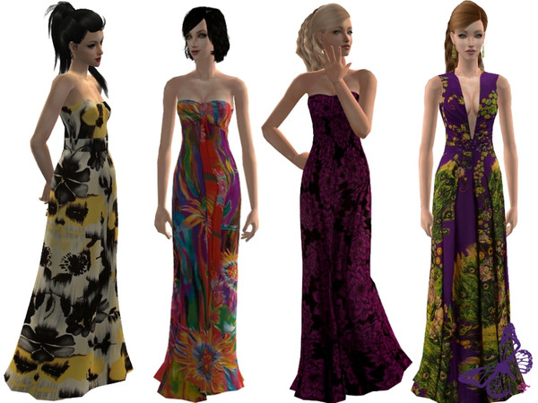 The Sims Resource | Dress Collection - Maxi