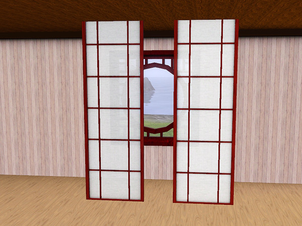 The Sims Resource - Asian Inspired Living Wall Screen