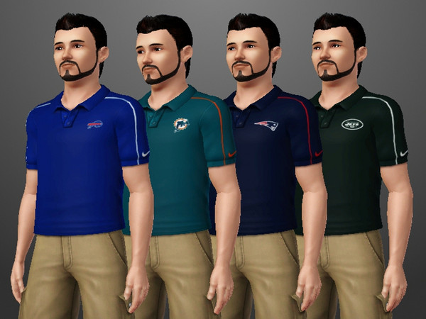 The Sims Resource | Nike AFC East Polo