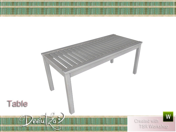 The Sims Resource | Cottage Outdoor Table