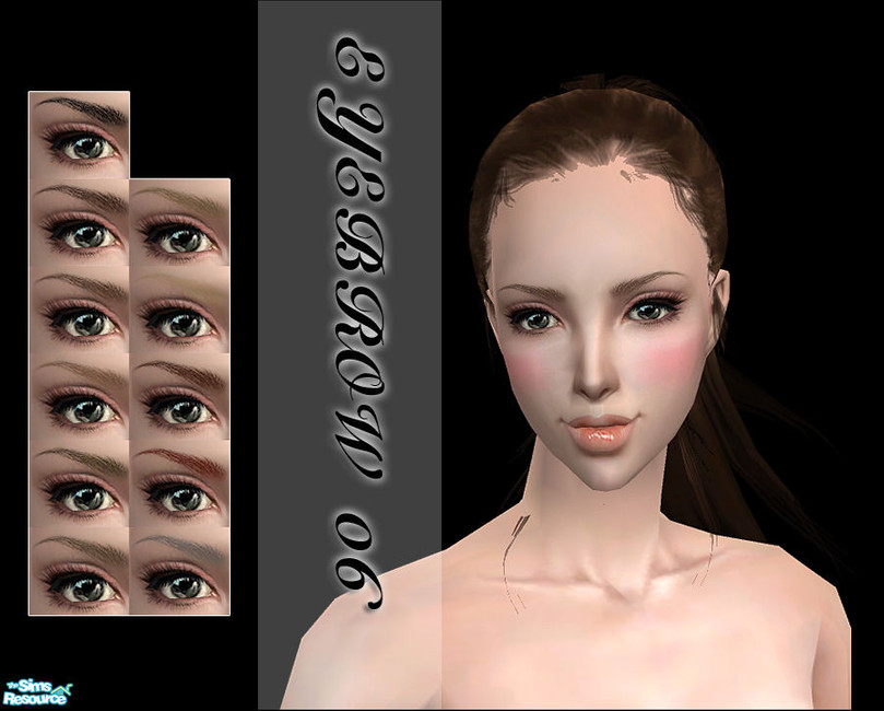 The Sims Resource - Eyebrow 06