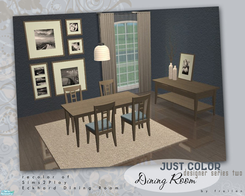 The Sims Resource - Just Color Series Two - Dining Room