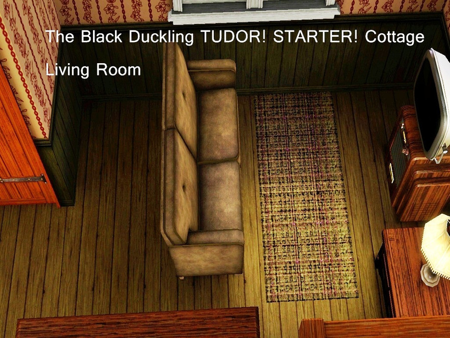 The Sims Resource | The Black Duckling TUDOR! STARTER! Cottage