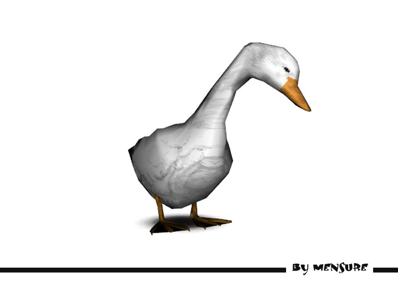 The Sims Resource | Cottage Garden_Goose Sculpture-2