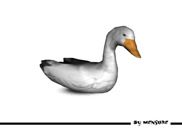 The Sims Resource | Cottage Garden_Goose Sculpture