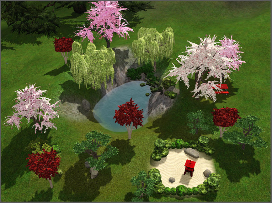 The Sims Resource - Asian Garden Plants
