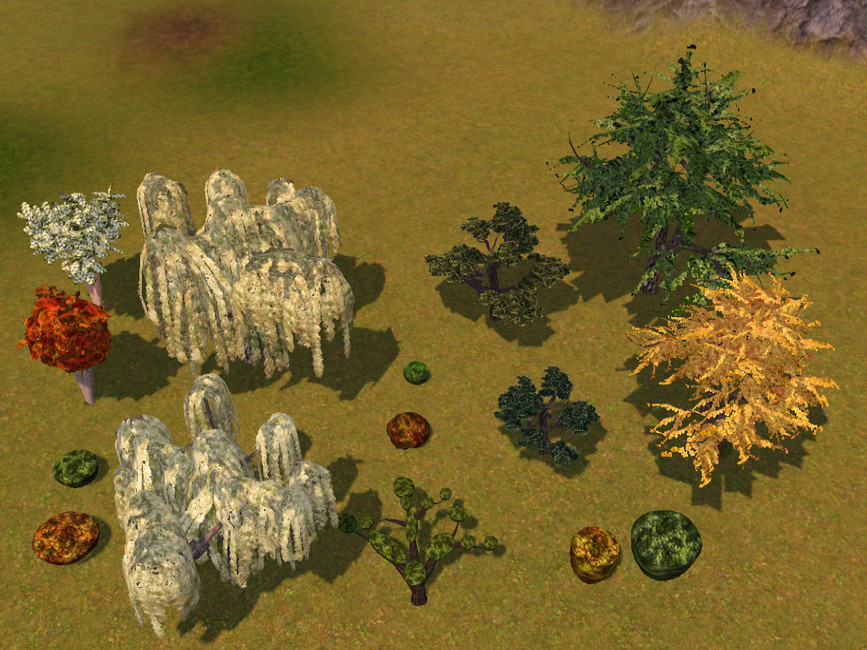 The Sims Resource - Asian Garden Plants