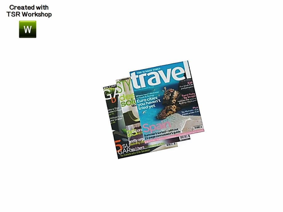 The Sims Resource | Blue Comfort Magazines