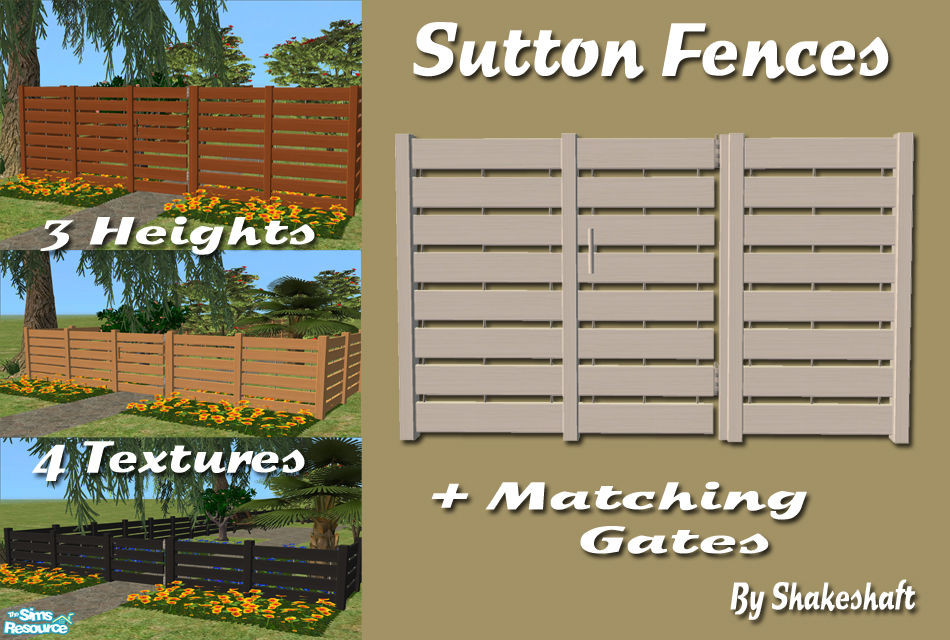 The Sims Resource - Sutton Fences