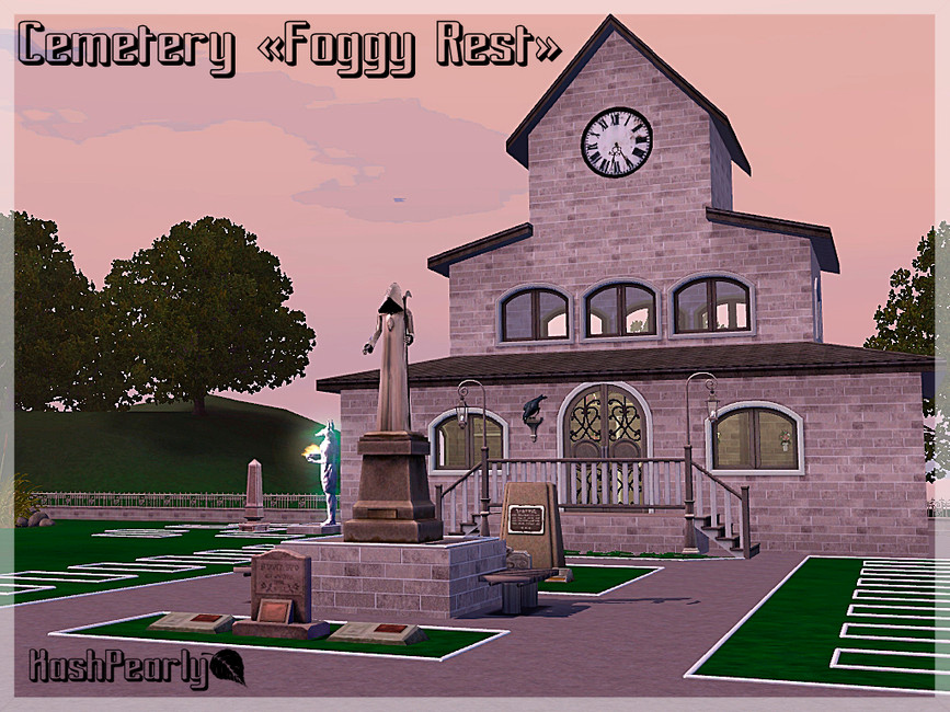 The Sims Resource - Cemetery Foggy Rest