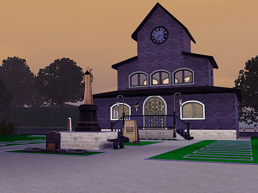 The Sims Resource - Cemetery Foggy Rest