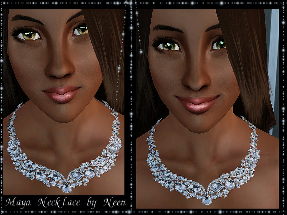 The Sims Resource | Maya Diamond Necklace by Neen