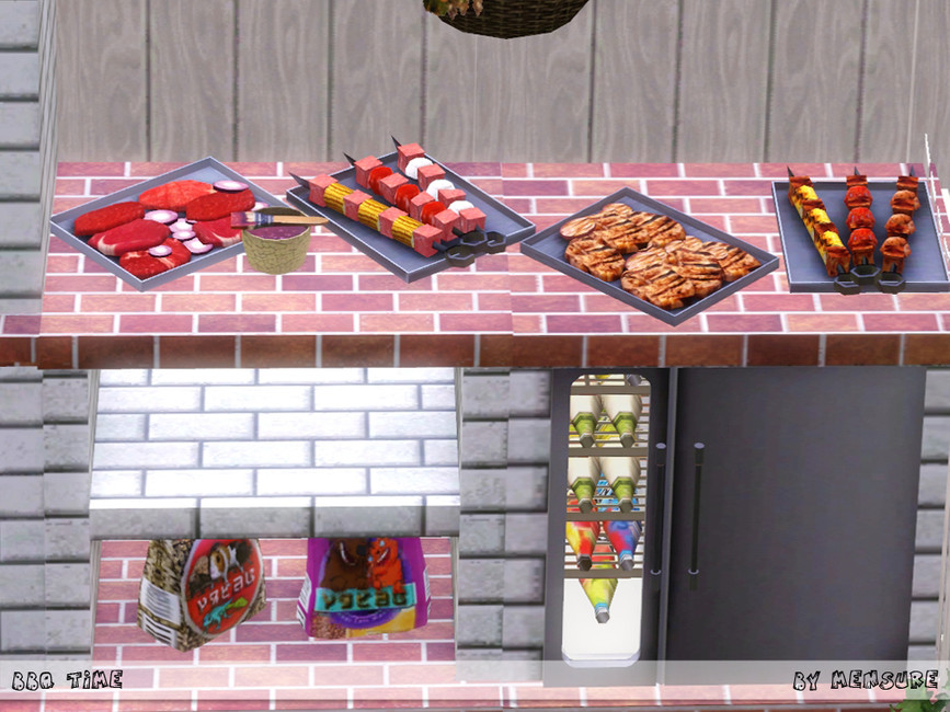 The Sims Resource - BBQ Time Outdoor Kitchen