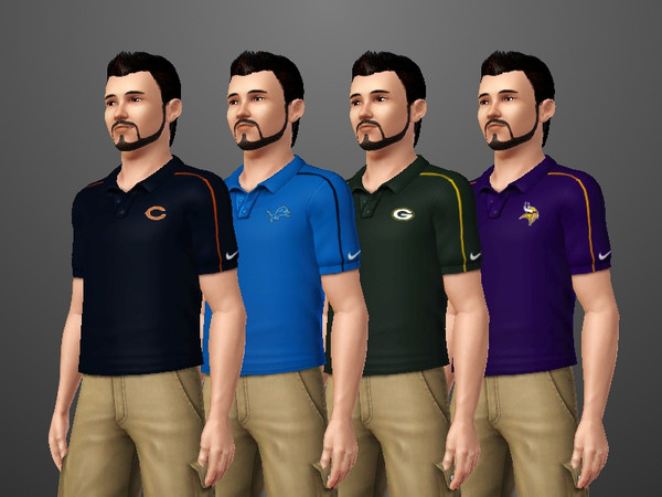 The Sims Resource | Nike NFC North Polo