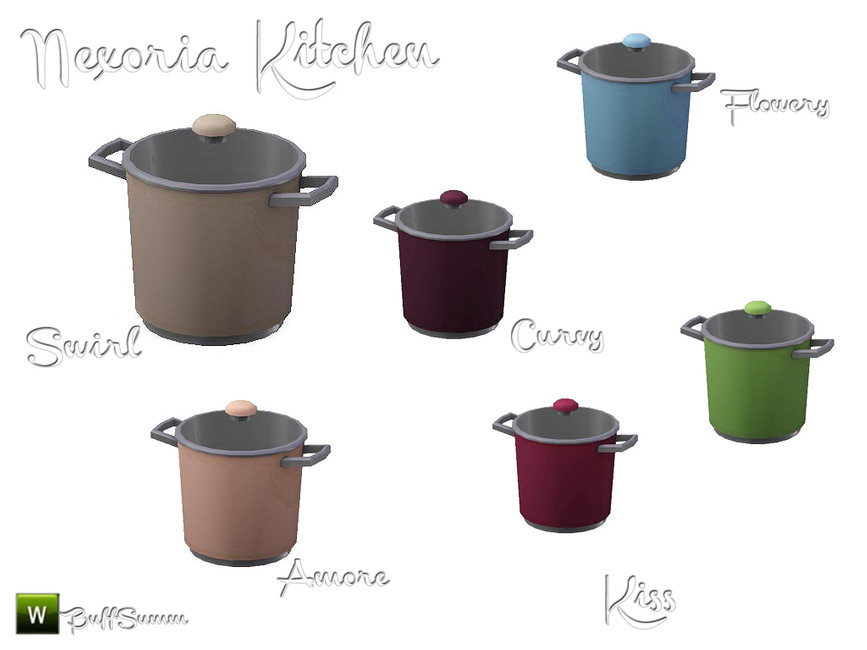 The Sims Resource - Nexoria Kitchen Pot large