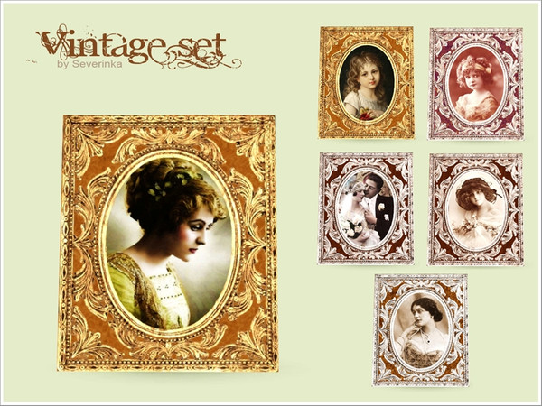 The Sims Resource | Photo Frame Vintage