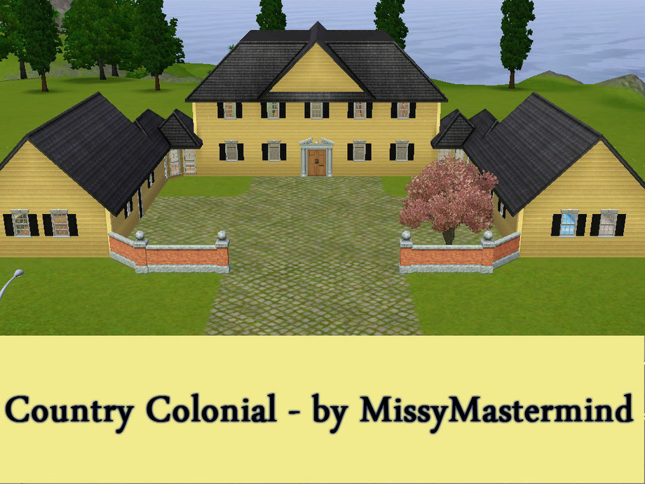 The Sims Resource | Country Colonial - by MissyMastermind