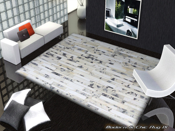 The Sims Resource | Modern & Chic Rug IX