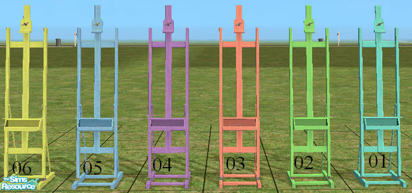 The Sims Resource | Easel Recolors 6