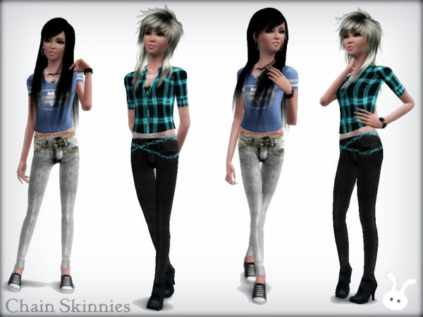 The Sims Resource | Chain Skinnies
