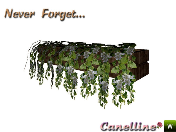 The Sims Resource | Never Forget. Ivy With Flowers by Canelline