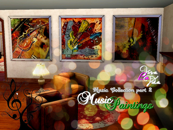 The Sims Resource | Music Paintings (music collection part 2) by VivaLaVida