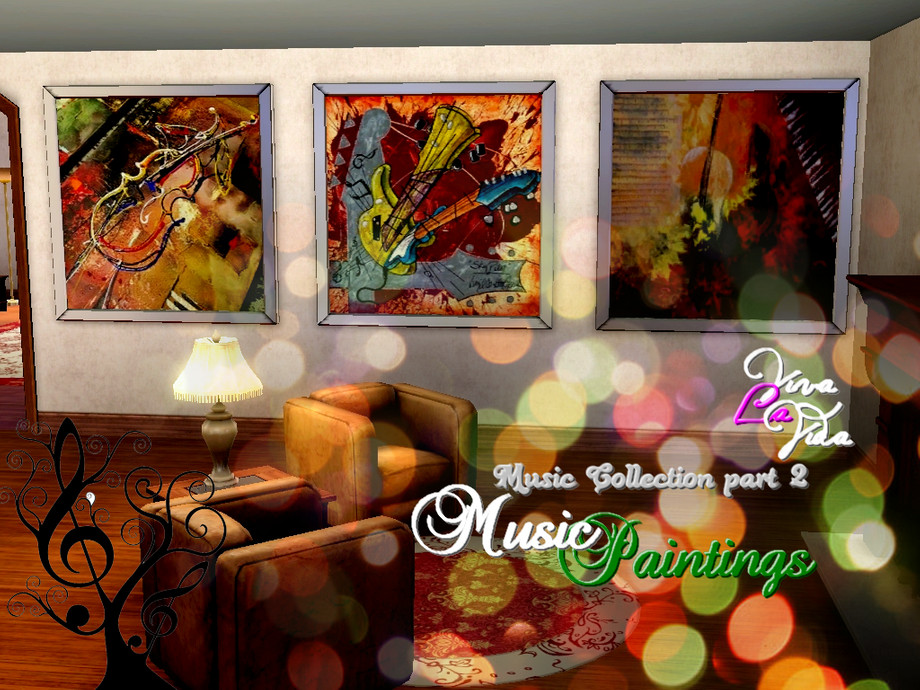 The Sims Resource | Music Paintings (music collection part 2) by VivaLaVida