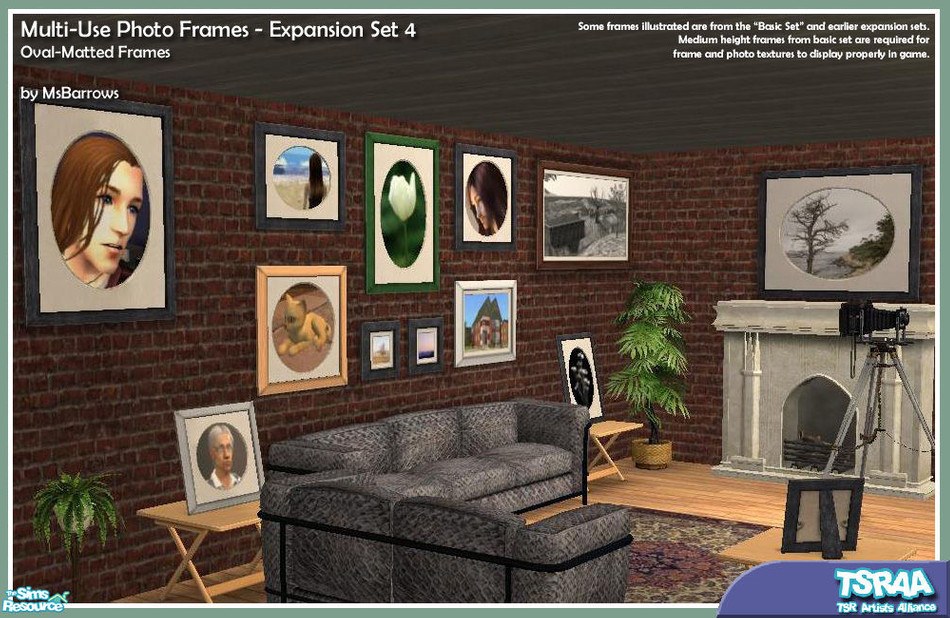 The Sims Resource - Multi-Use Photo Frames - Expansion Set 4