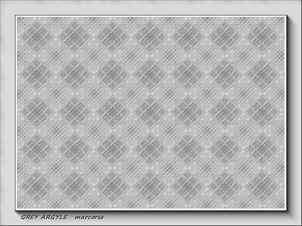 marcorse's Grey Argyle pattern