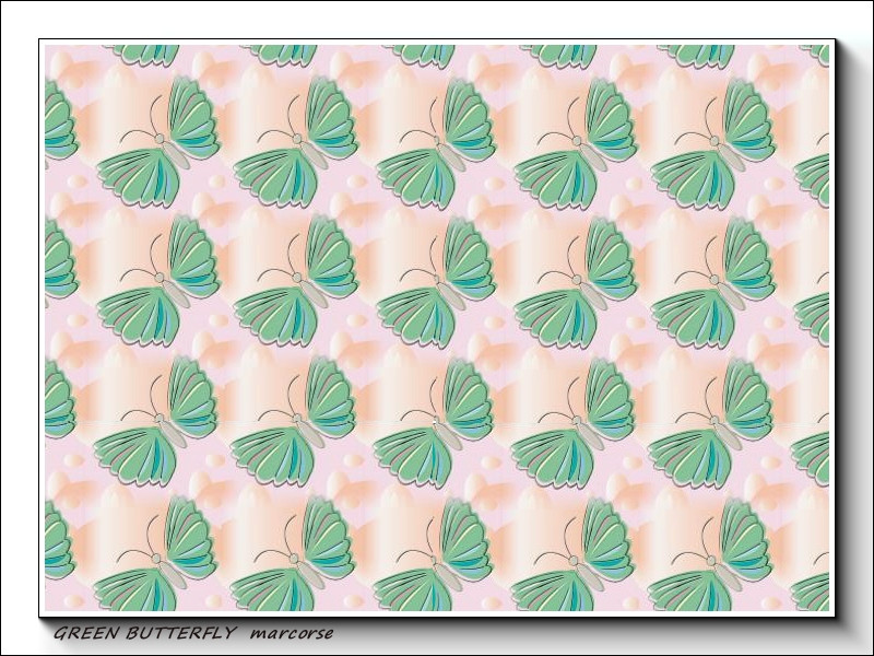 marcorse's Green Butterfly pattern