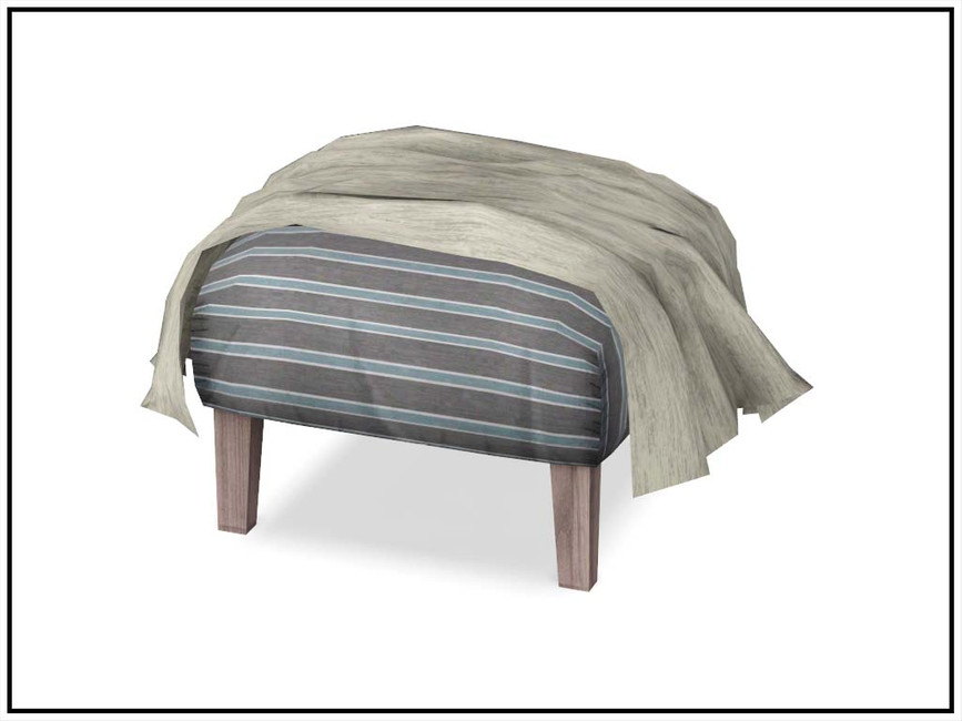The Sims Resource - Veiro Ottoman Blanket