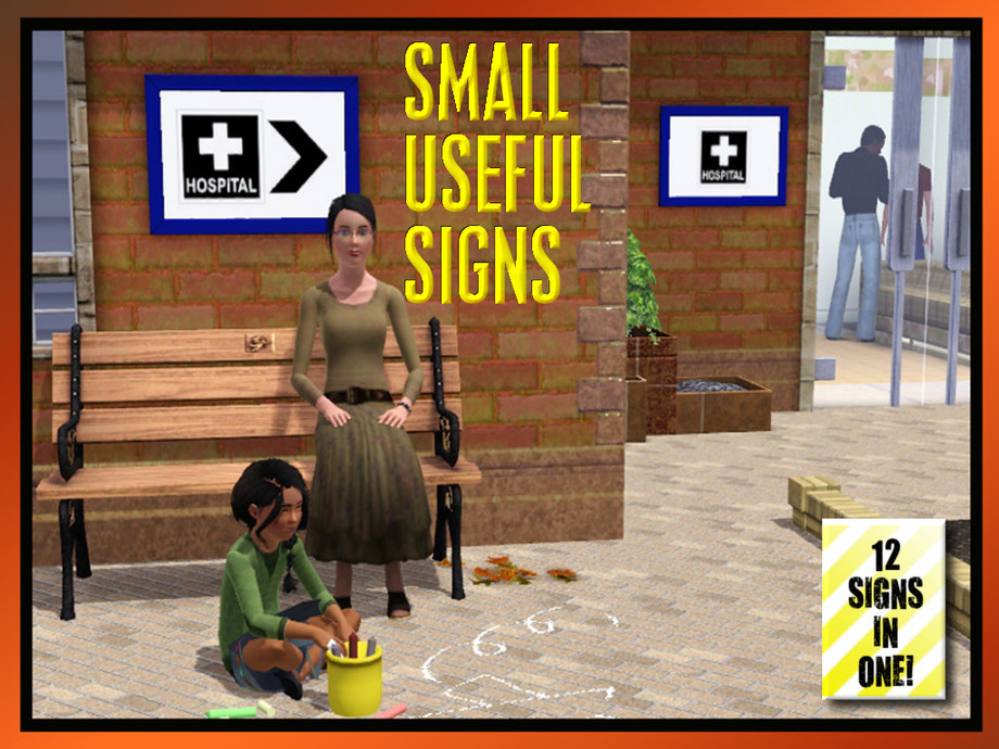 The Sims Resource | Small Signs