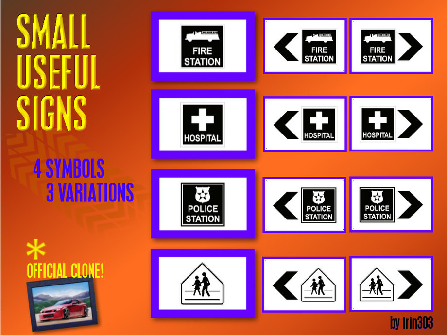 The Sims Resource | Small Signs