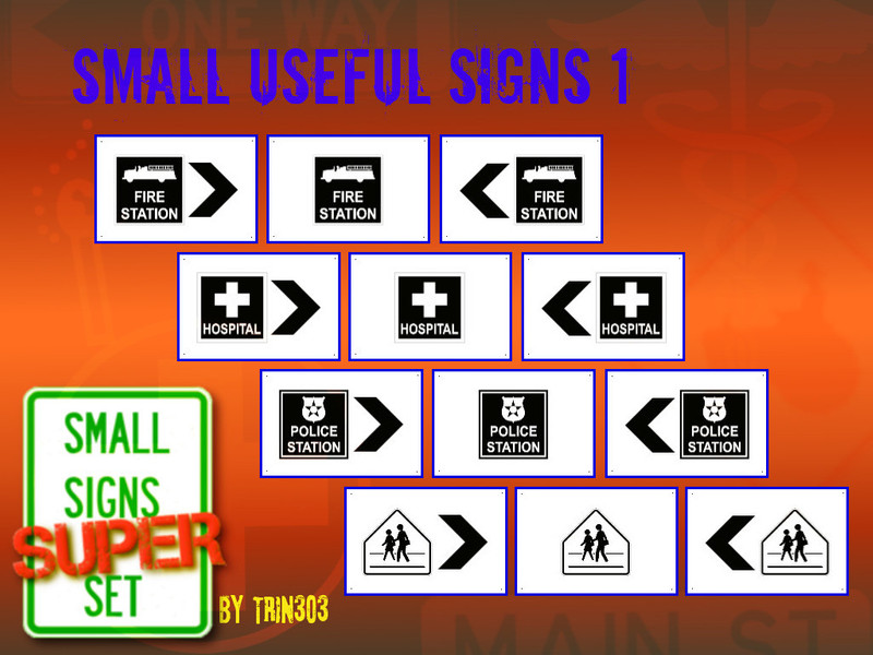 trin303's Small Useful Signs 1