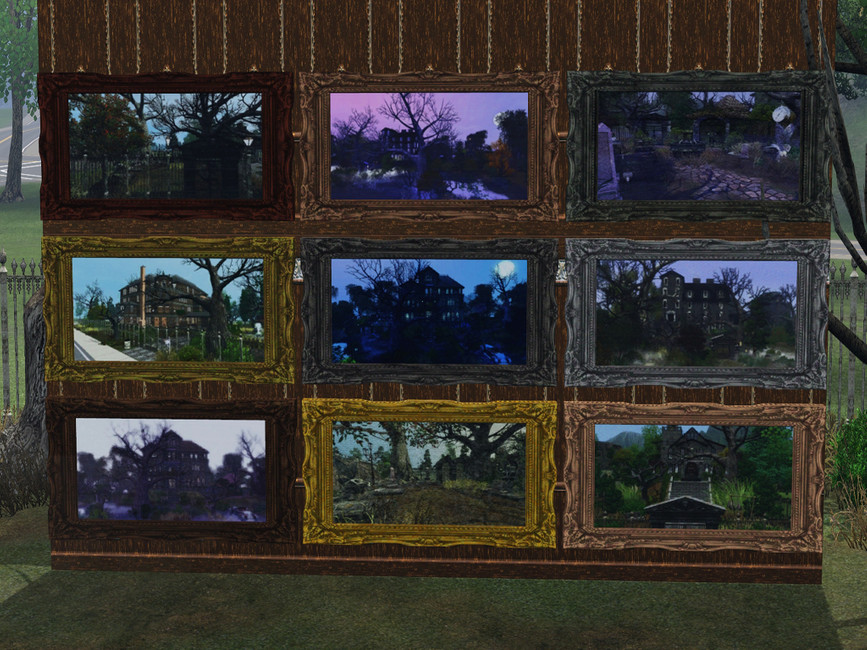 The Sims Resource - Haunted Places Painting
