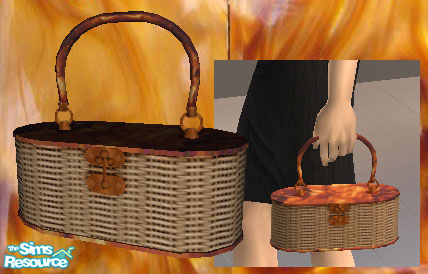 The Sims Resource | Vintage Purses! Light Weave (Accessory)