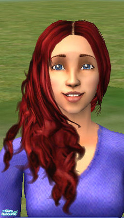 The Sims Resource - Red recolour xmsims hair 016