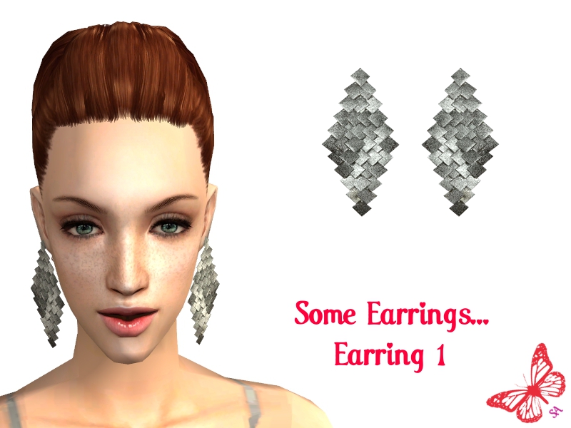 The Sims Resource | Some Earrings Set -1