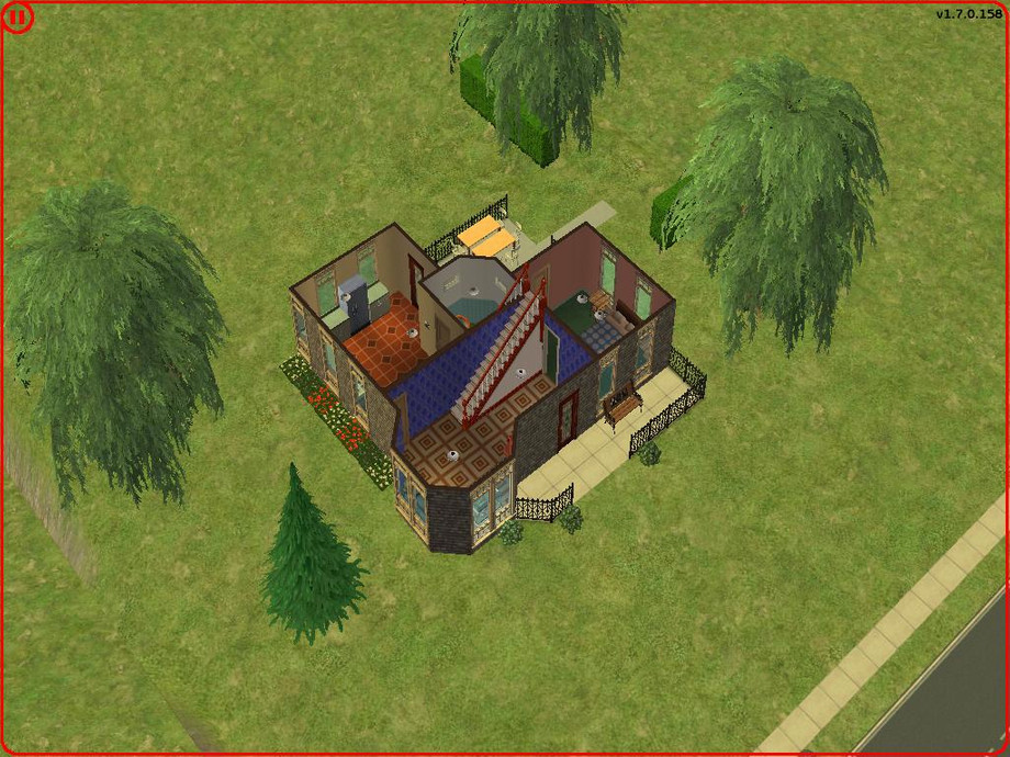 The Sims Resource | 5 sim lane (sims 1) the goth family home!!