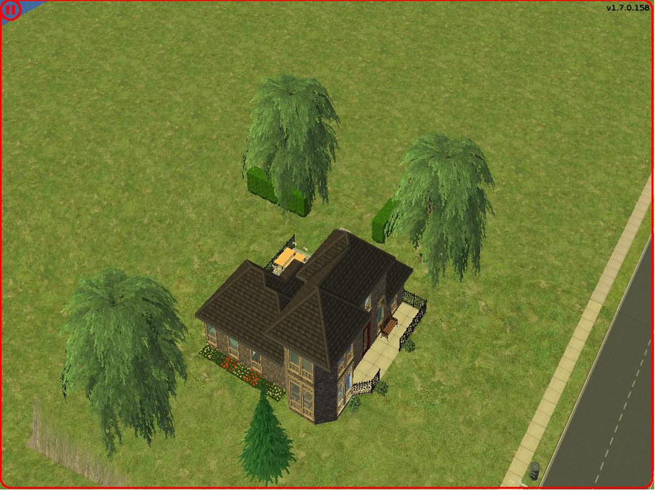 The Sims Resource | 5 sim lane (sims 1) the goth family home!!