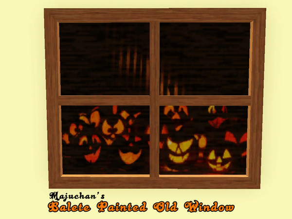 The Sims Resource | Balete Painted Old Window
