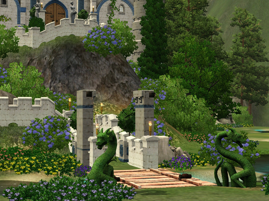 The Sims Resource - Fairytale Castle by fantasticSims TSR