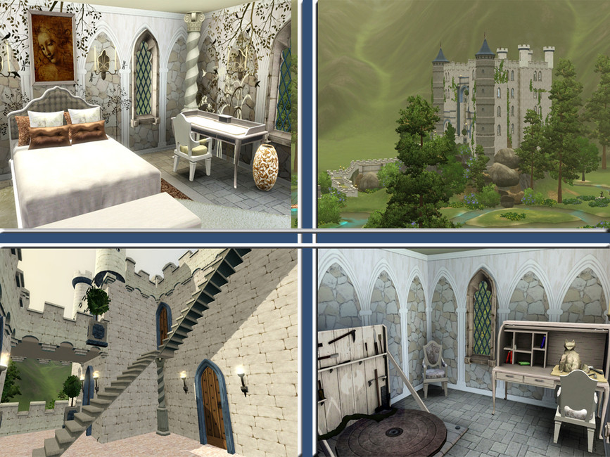 The Sims Resource - Fairytale Castle by fantasticSims TSR