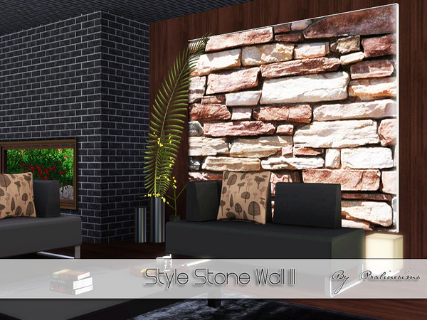 The Sims Resource - Style Stone Wall III