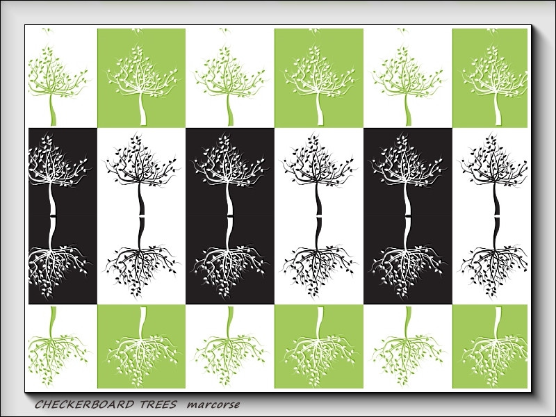 marcorse's Checkerboard Trees pattern