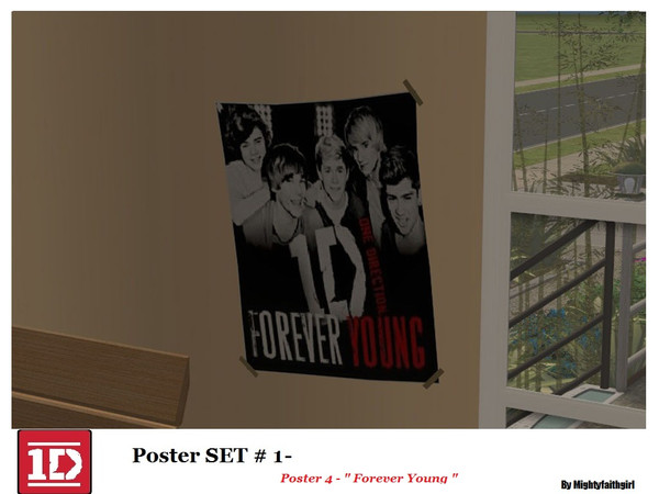The Sims Resource - MFG One Direction Poster SET #1 - Poster 4 ...