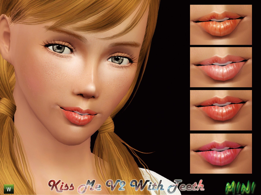 The Sims Resource - Kiss Me V2 With Teeth